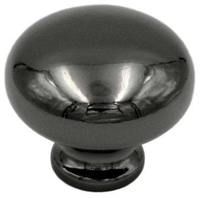 (2 Pack) 1-1/8" Arts & Craft Hammered Round Knob Black - D. Lawless ...
