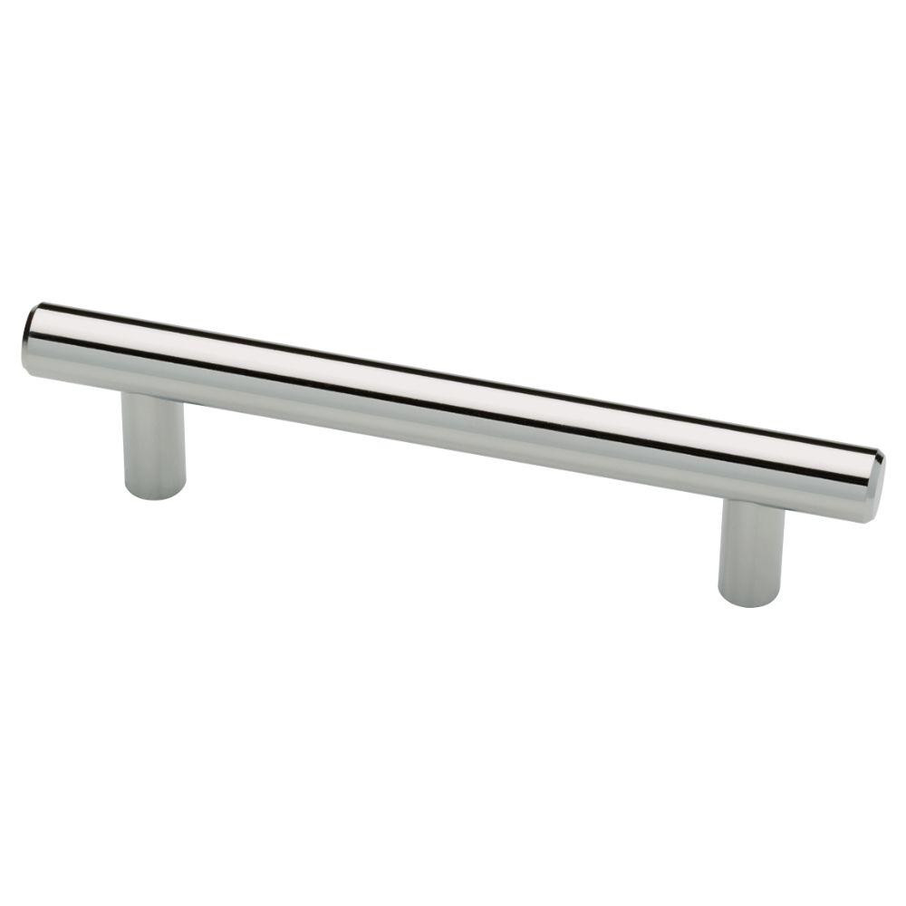 5" Builder's Program Steel Bar Pull Polished Chrome