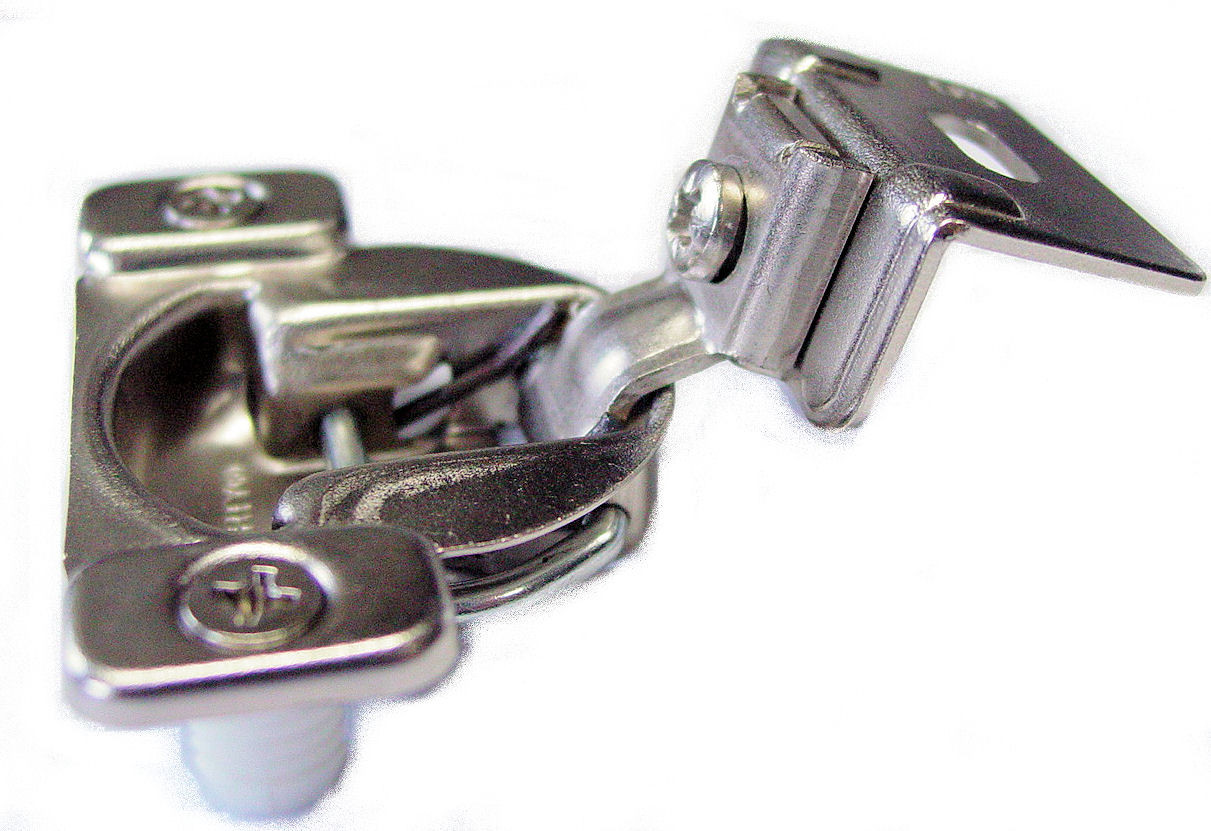 Wurth Pro Red 1-1/4" Overlay Compact Hinge 4-Way Adjustable