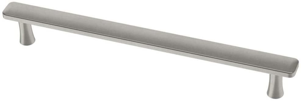 6-5/16" Ergonomic Offset Wire Pull Satin Nickel
