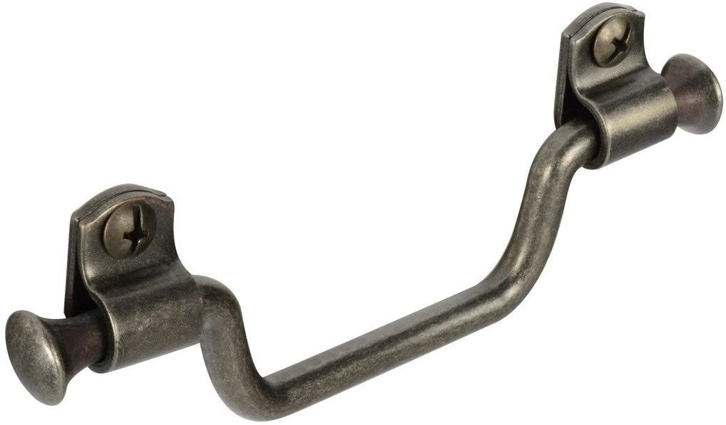 3-1/2" Drop Bail Pull Antique Pewter