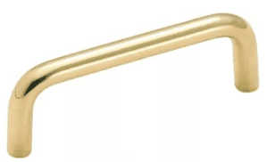 3" Wire Pull Solid Brass