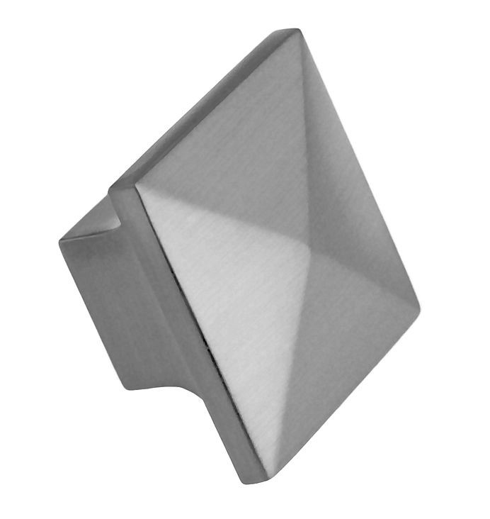 1" Mission Style Square Knob Pewter - D. Lawless Hardware