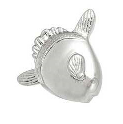 1-3/4" Tutu Fish Knob Satin Nickel