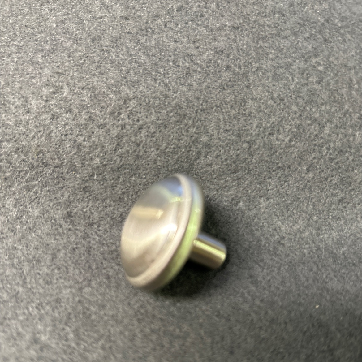 (100-Pack) 1-1/8" Avante Button Knob Satin Nickel
