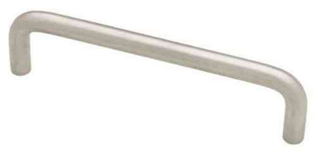 4" Solid Brass Wire Pull Satin Chrome