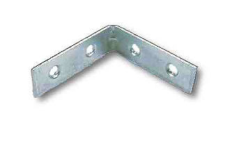 Unichrome Reinforced Corner Brace - 1 1/2 inch x 1/2 inch