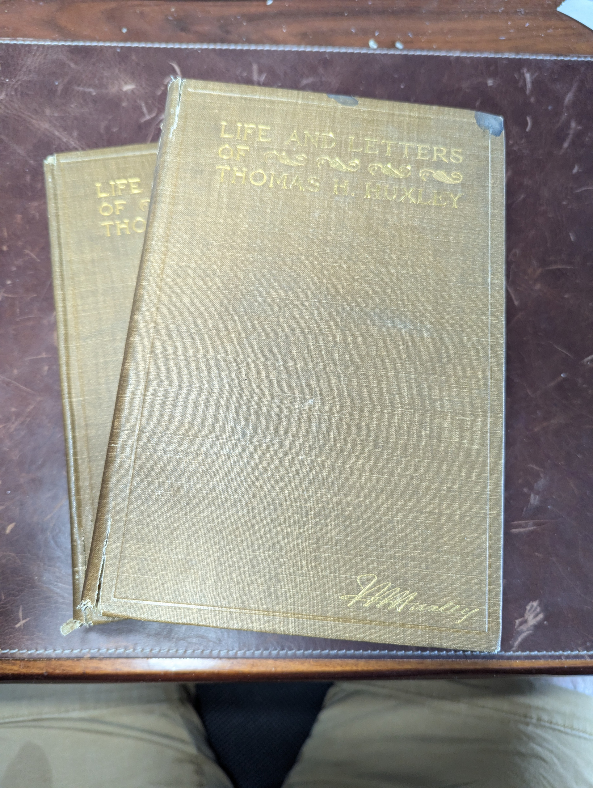 Life & Letters of Thomas Huxley (1900) Two Volumes