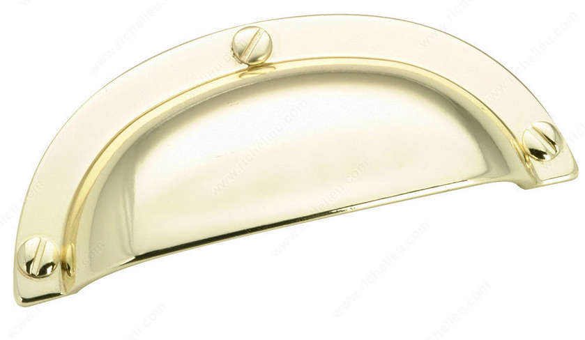 Richelieu Traditional Metal Cup Pull - 6440 - 64mm - D. Lawless Hardware