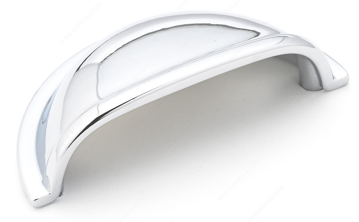 Richelieu Traditional Brass Cup Pull - 3038 Brushed Nickel - 3" - D ...