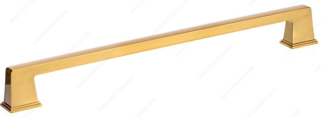 Richelieu Transitional Metal Pull - 8680 - Brushed Aurum Gold - 18 in ...