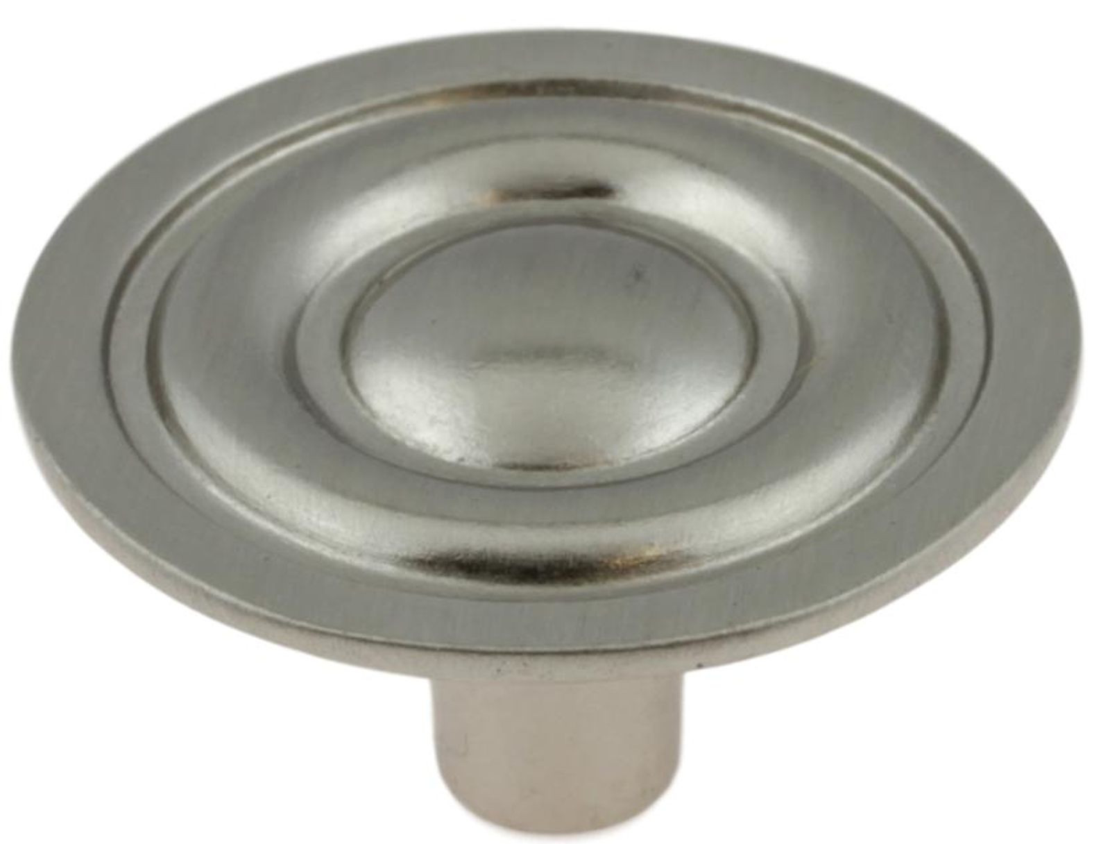 (12 Pack) 1-5/16" Round Knob Satin Nickel