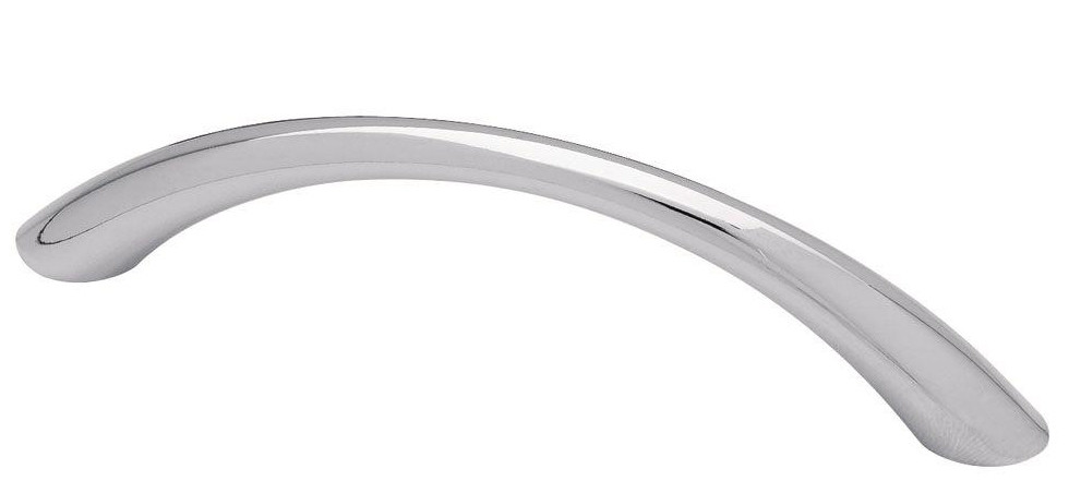 (12 Pack) 3-3/4" Tapered Bow Pull Chrome