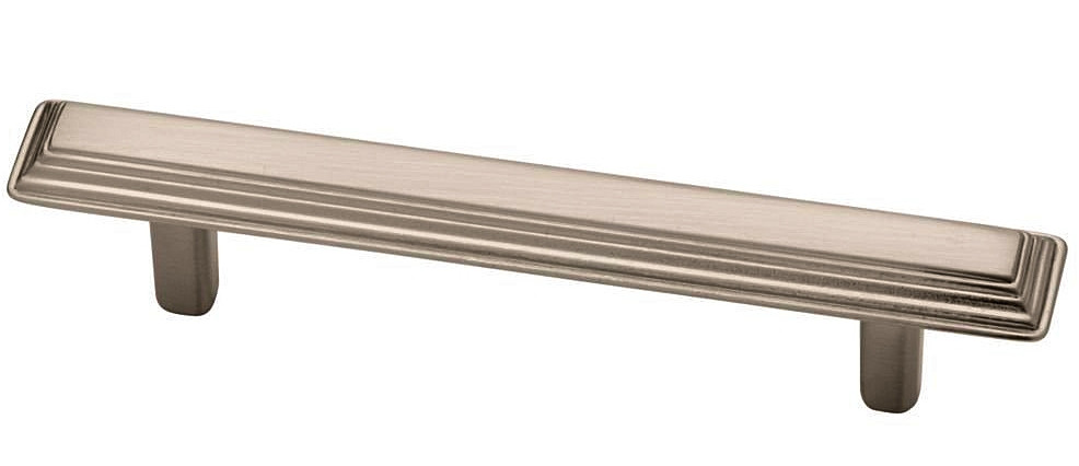 3" Raised Panel Pull Satin Nickel