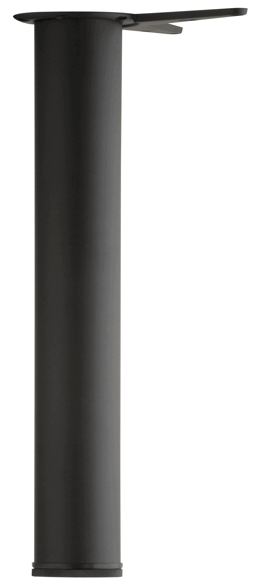 Set of Two Table Legs - Steel- 640mm - 70 Degree Angle