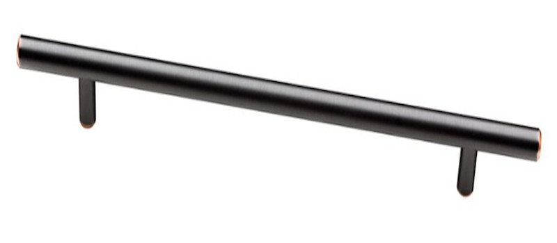 2-1/2" Builder's Program Steel Bar Pull Bronze with Copper Highlights