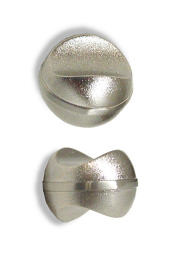 (12 Pack) 1-1/16" Finger Pull Knob Satin Nickel