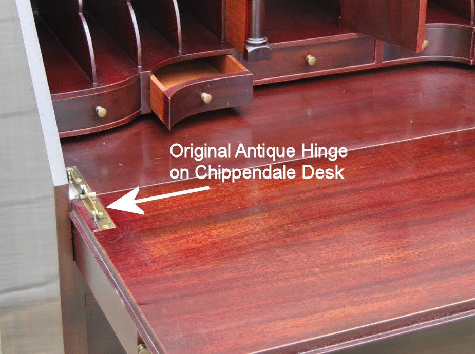 Drop Front Desk Hinge & Support Combination