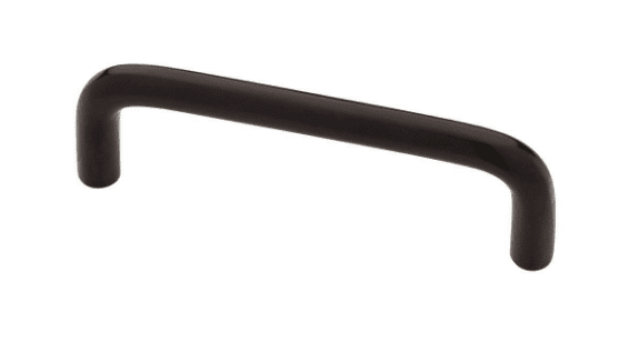 3-3/4" Steel Wire Pull Black - D. Lawless Hardware