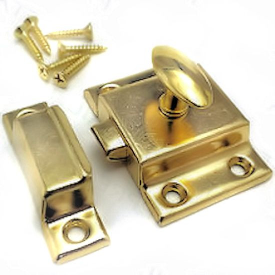 Twist-to Open Matchbox Style Cupboard Latch