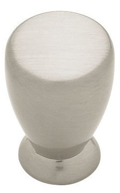3/4" Modern Individuals Milk Bottle Knob Satin Nickel
