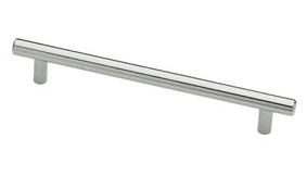 5" Builder's Program Steel Bar Pull Polished Chrome