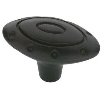 1-3/16" Oval Knob Dark Oil Rubbed Bronze