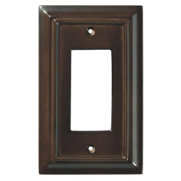 Brainerd - Liberty Architectural MDF Toggle Switch Wall Plate - Walnut ...