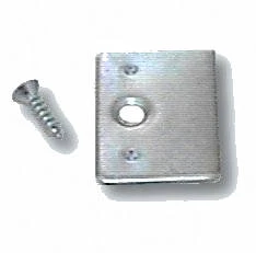 Steel Strike Plate & Screw for Magnetic Catches - 1-3/16"