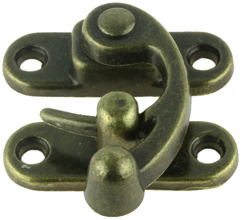 Bright Brass Swing Catch With Screws 1-1/4" DL-C1275-BPS - D. Lawless ...