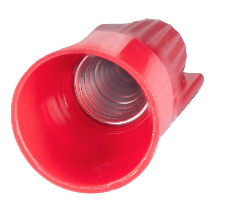 25 PCS Pack Wire Connectors - Wire Nuts - Range 22-6 AWG - Red