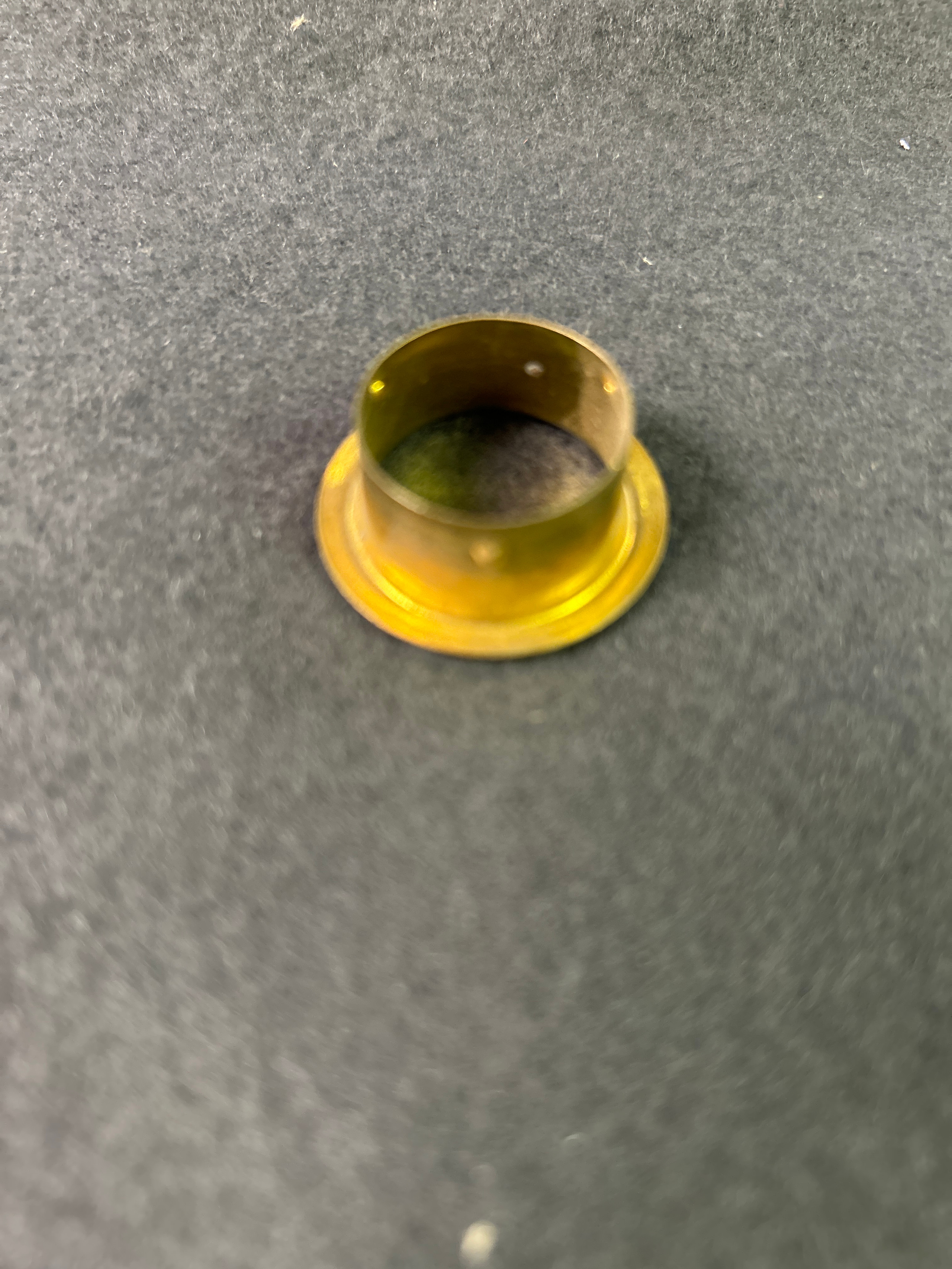 (12-Pack) 7/8" Brass Plated Candlestick Insert