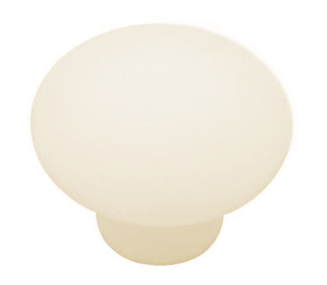 (12 Pack) 1-3/8" Ceramic Knob Satin Ivory