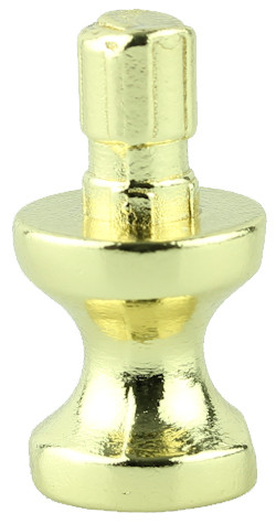 Chrome Stem Base For Knob Making or Box Foot