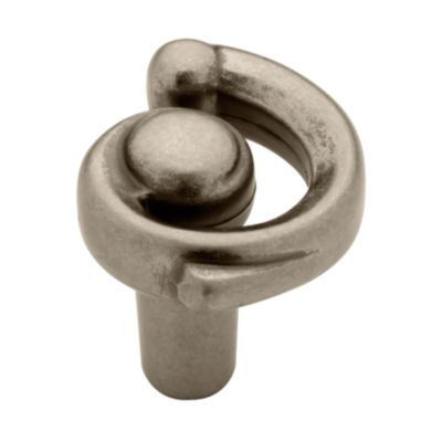 1-3/16" Montrose Calligraphy I Knob Antique Iron