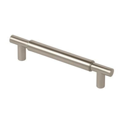 5" Modern Metal Pull Stainless Finish