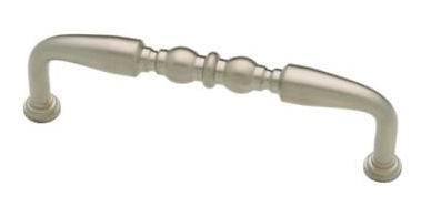 4" Turned Wire Pull Matte Nickel