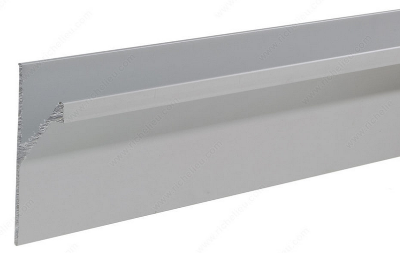 Modern Handle in Y Shape for 3/4 in Panel - 3149 - Satin Aluminum - 12 ...