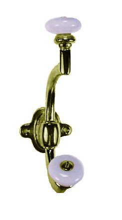 (10-Pack) Front Mount 1" White Ceramic Knob with Wood Screw