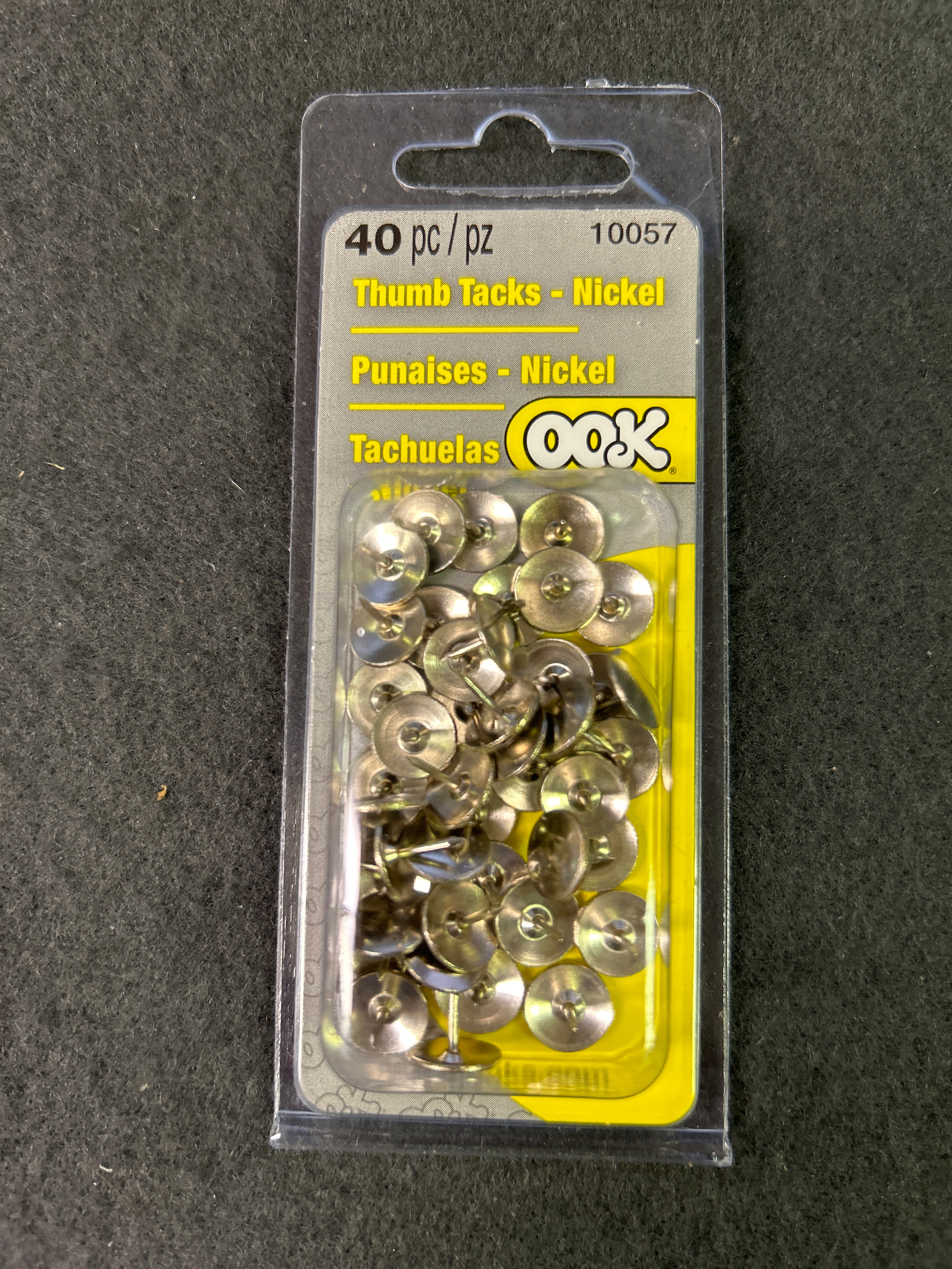 (12 Pack) 40-pack Thumb Tack Nickel