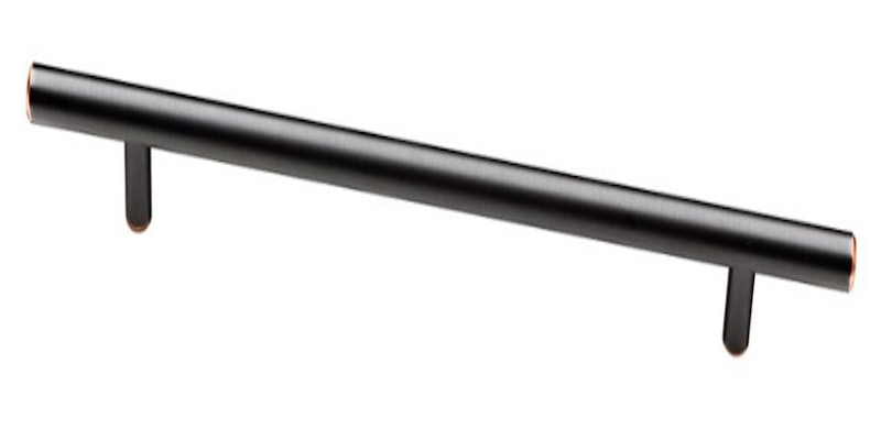 6-5/16" Builder's Program Steel Bar Pull Bronze with Copper Highlights