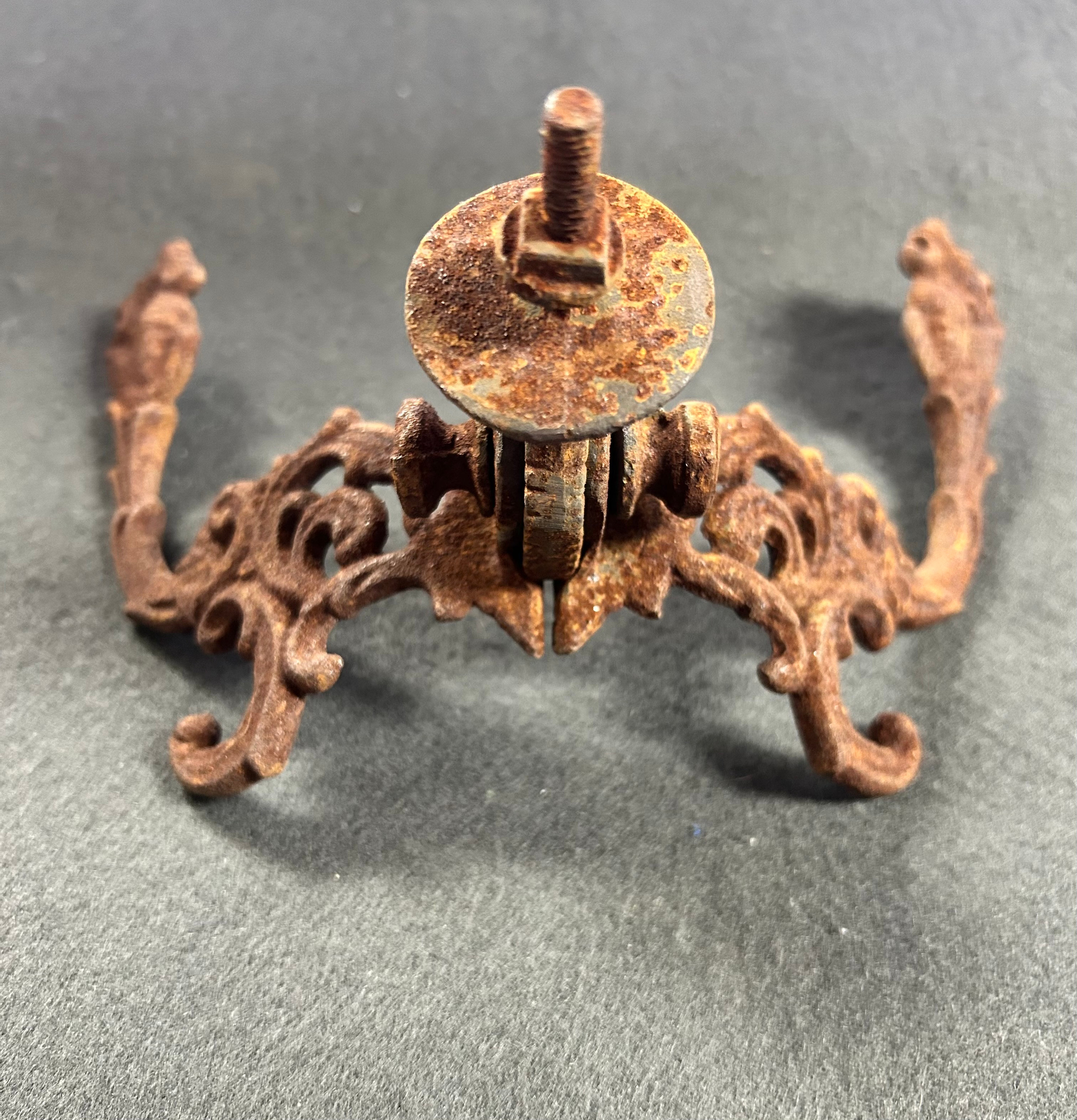 AS-IS Coat Hook - Two Prong Angel Head Hook