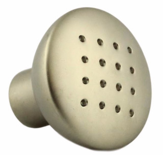 1-9/16" Oval Shell Knob Satin Nickel - D. Lawless Hardware