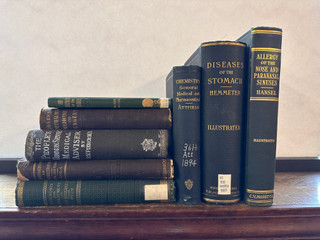 Decorative Book Stack of 8 Medical Books