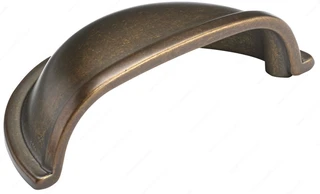 Richelieu Traditional Brass Cup Pull - 3038 Brushed Nickel - 3" - D ...
