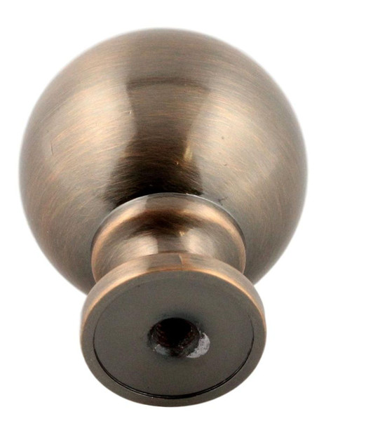 1-3/16" Rockefeller Knob Brushed Red Copper