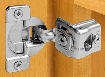 Cabinet Hinges - Semi-Concealed - Soft Close Euro - D. Lawless Hardware