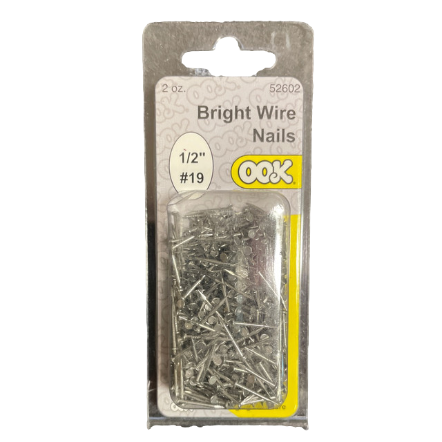 Case Lot (60) 1/2" #19 Brightwire Nails
