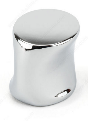 Richelieu Modern Metal Knob - 82871 - Brushed Nickel - 22 mm - D ...