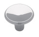 1" Mid-Century Modern Concave Knob Chrome